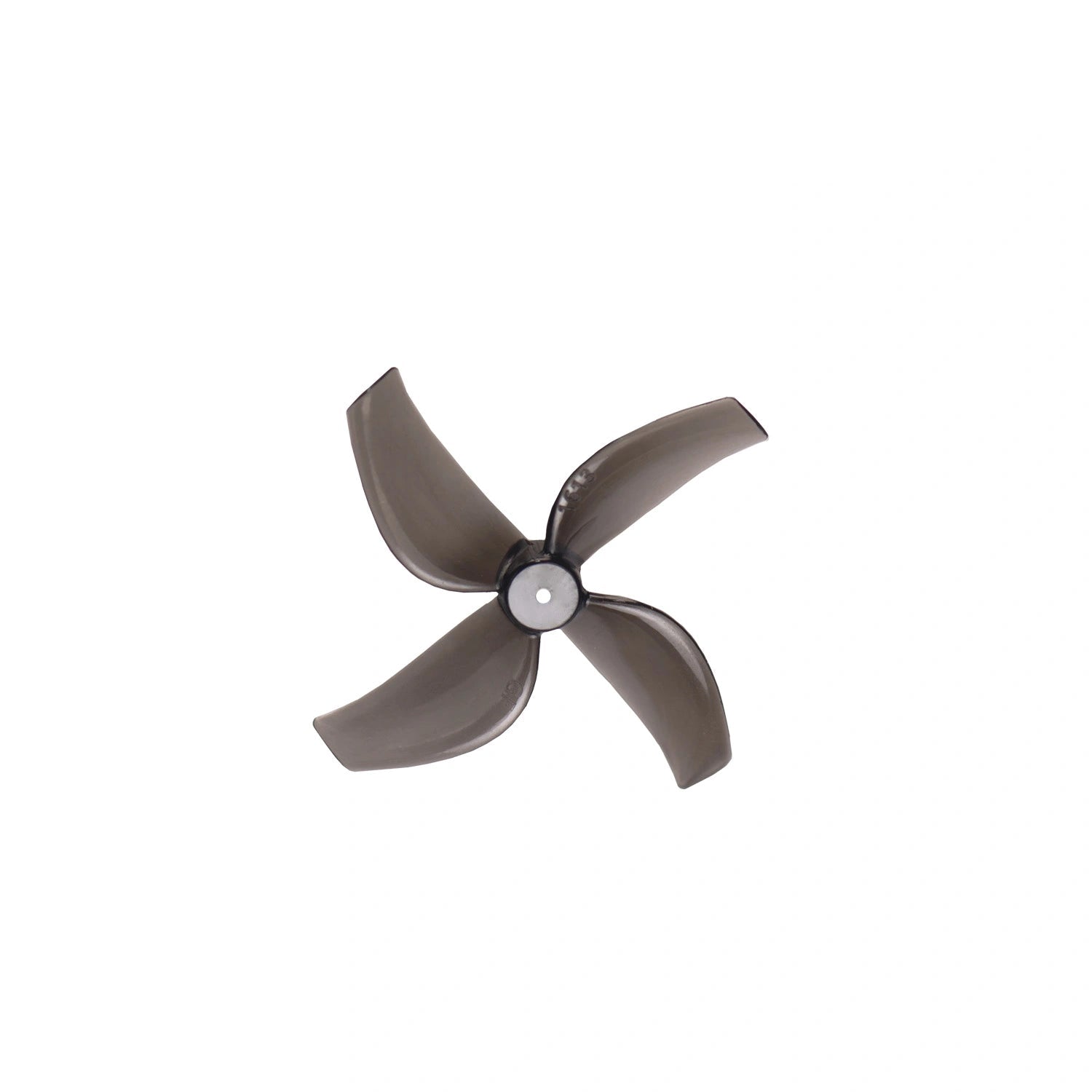 Gemfan 1613-4 / 1.6" 40mm Quad-Blade Propeller w/ 1mm Shaft - Clear Bl