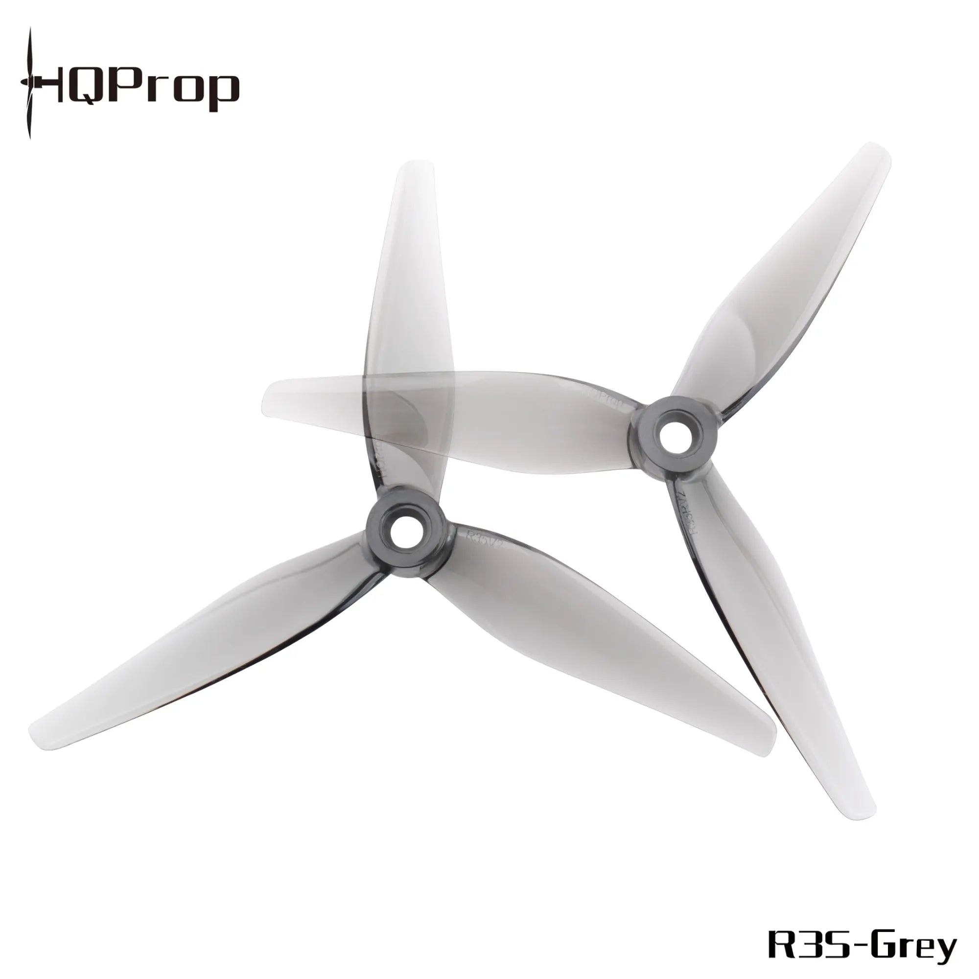 HQ Prop R35 - Grey (5.1X3.5X3) (2CW+2CCW)-Poly Carbonate from WREKD Co.