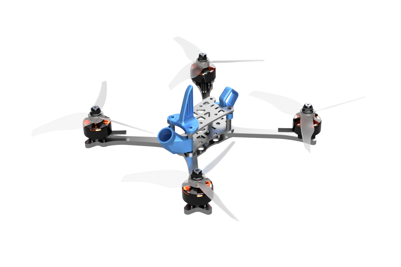 Typhon V7 T700 5" Racing Frame by DinDrones - Choose Configuration