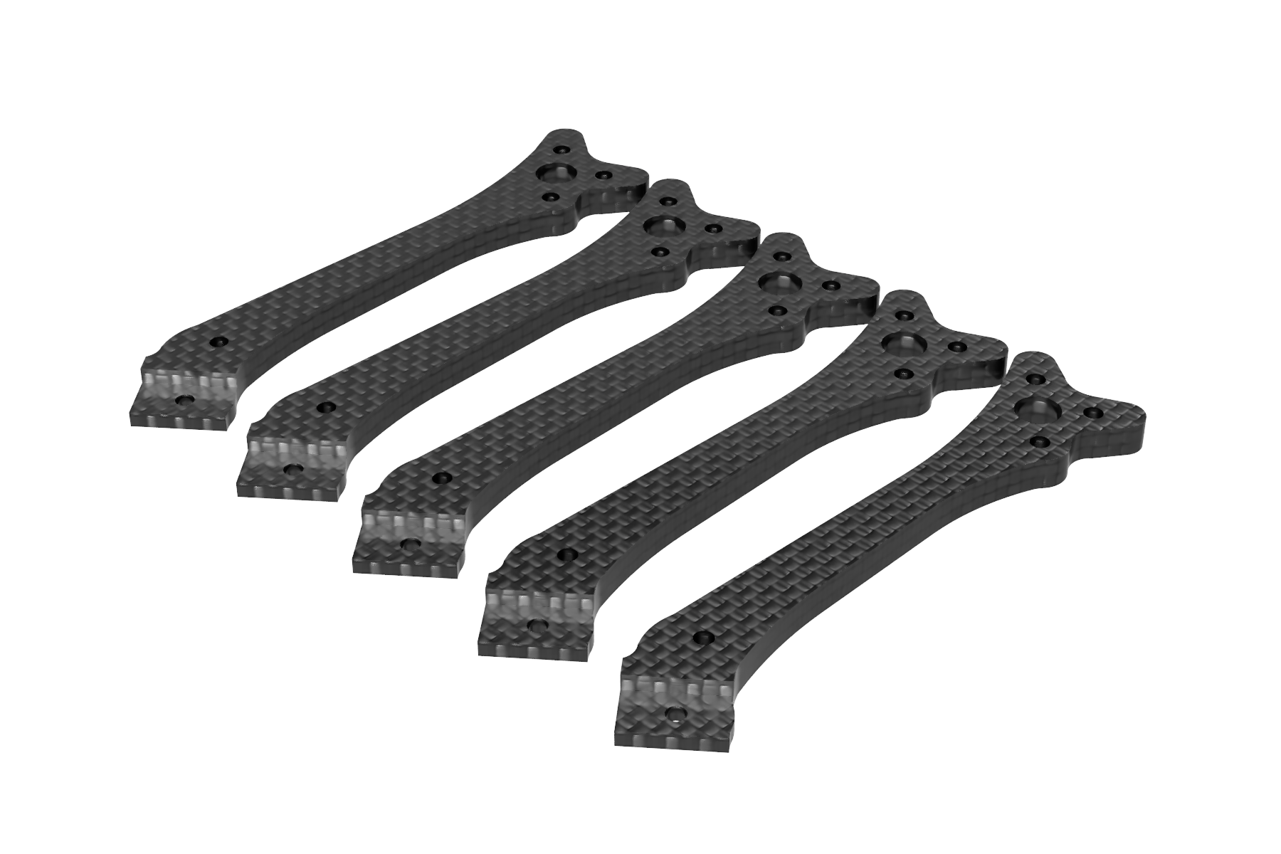DinDrones Typhon V7 T700 - set of arms (5pcs)