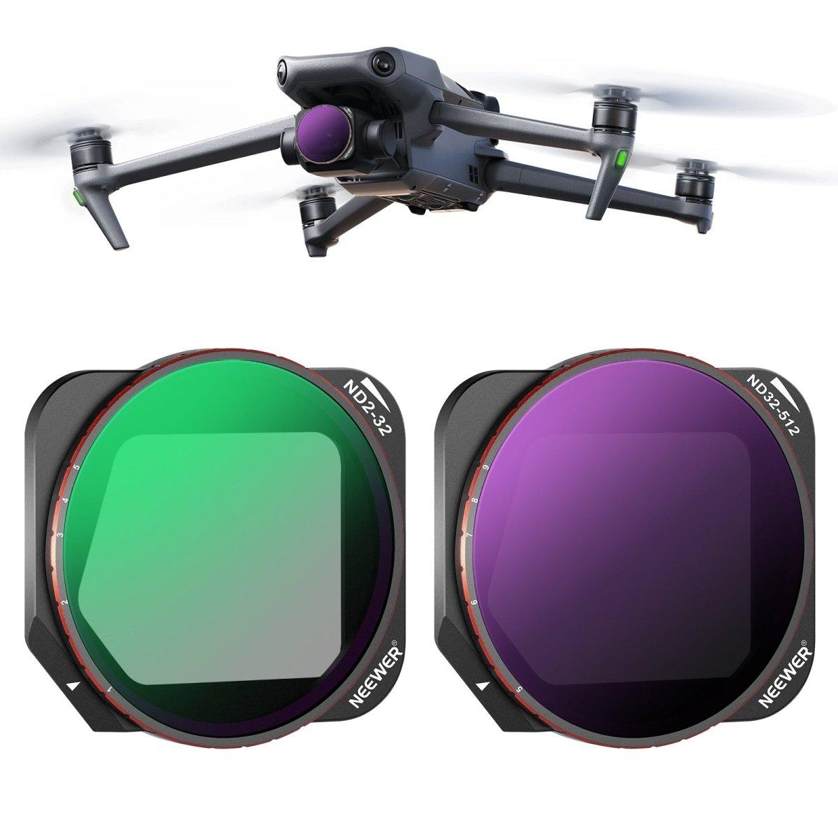 DJI Mavic 3 Classic Variable ND Filter Set (2pcs) from WREKD Co.