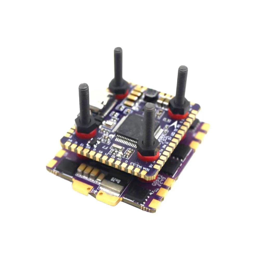 Flycolor Raptor TR20 Mini Flight Controller Stack - F722 FC, 60A 3-6S ESC