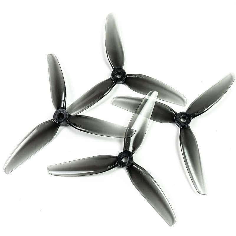 HQ Prop Durable 5.1x3.6x3 Tri-Blade 5" Prop 4 Pack - Grey from WREKD Co.
