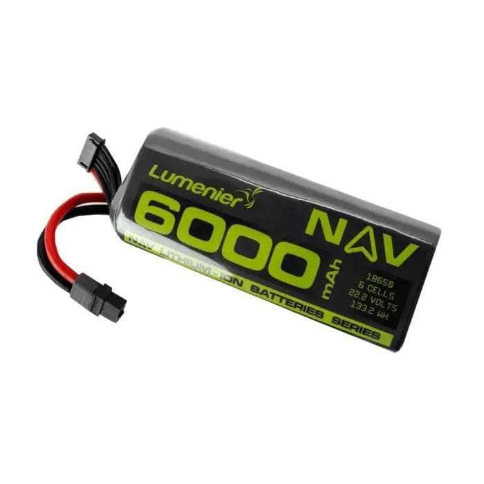 Lumenier NAV 22.2V 6S 18650 6000mAh 10C Li-Ion Battery - XT60 from ...