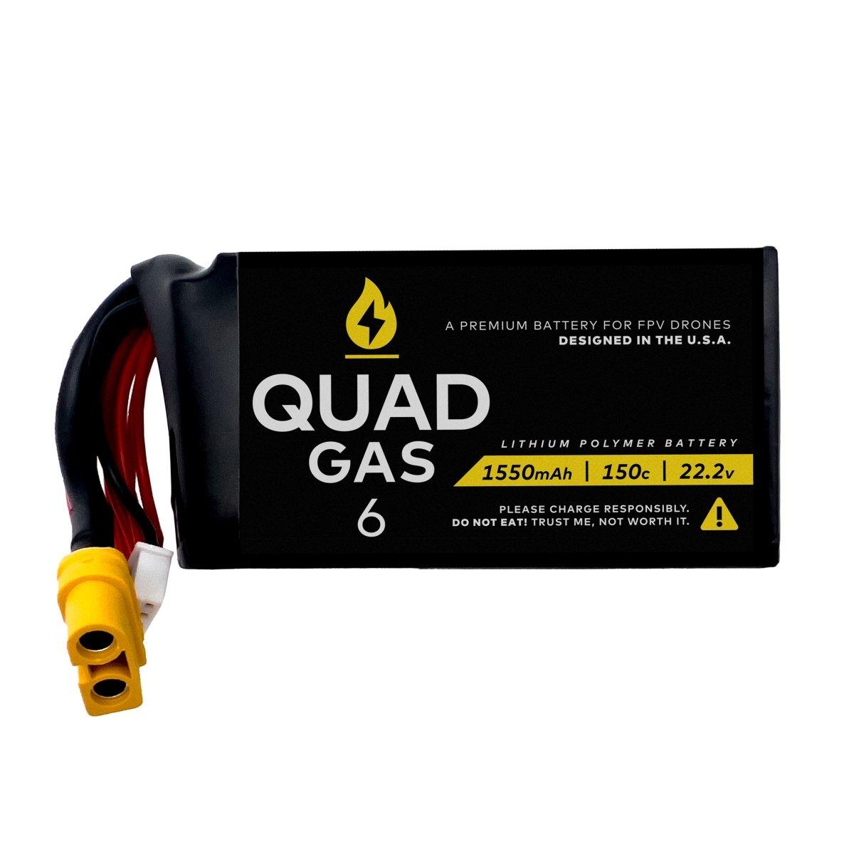 WREKD® Quad Gas 6S 1550mAh Battery (1pc) from WREKD Co.