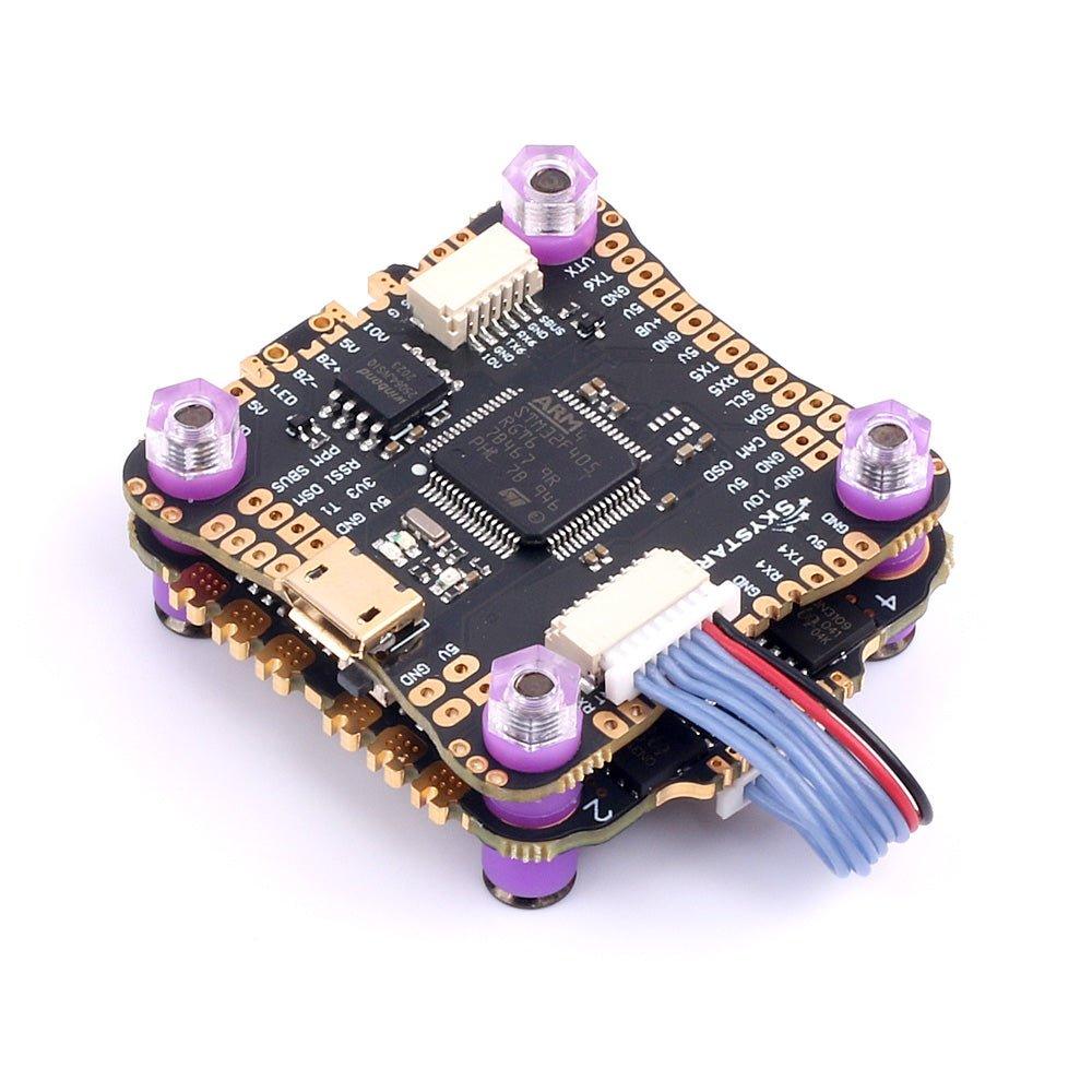 Skystars F4 F405 Flight controller and 45A Blheli-S ESC fly tower stac ...