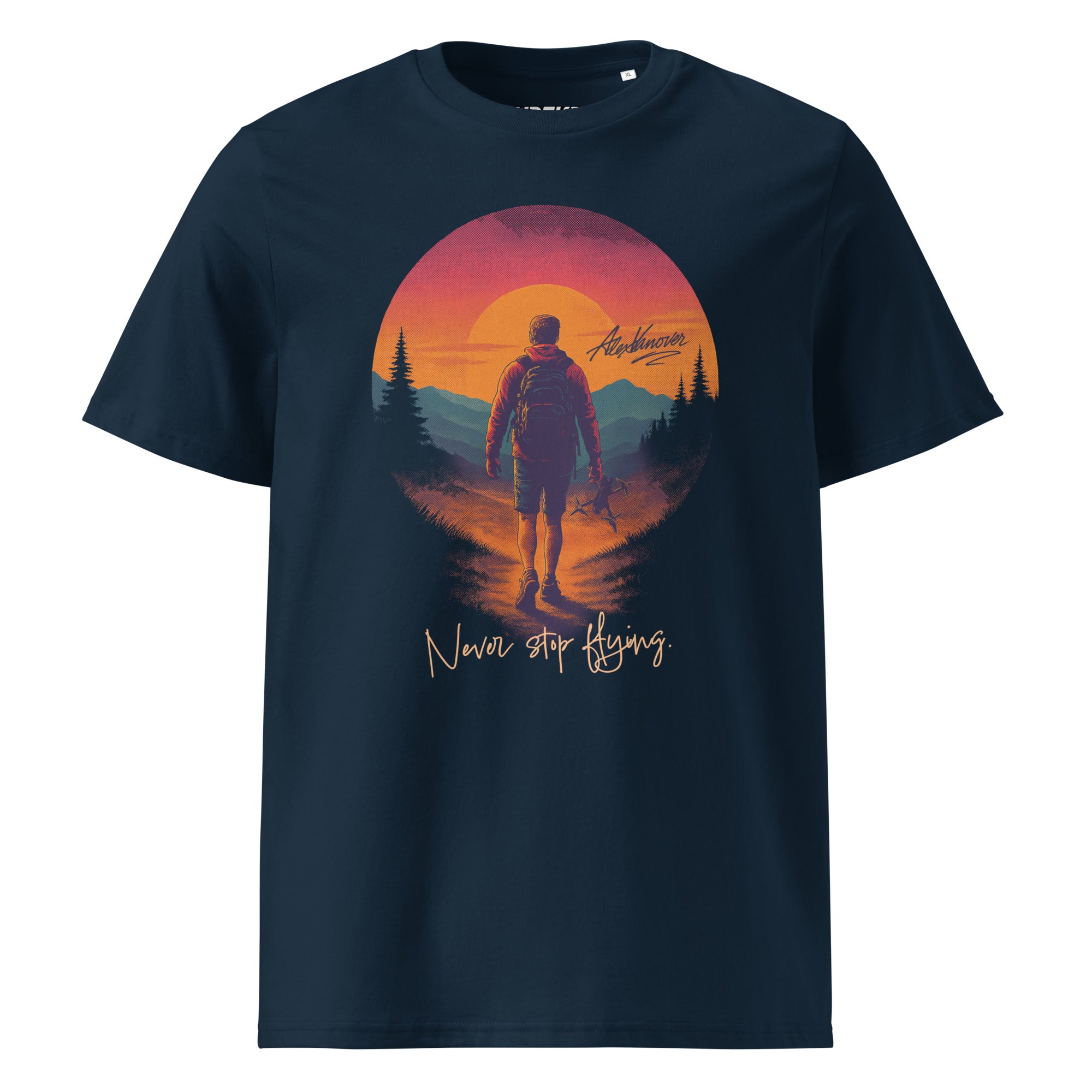 Never Stop Flying. - Alex Vanover Signature Tee