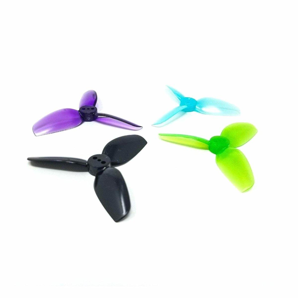 HQProp DP T2.5X3.5X3 Tri-Blade 2.5" Propeller (2CCW+2CW) - Choose Colo ...