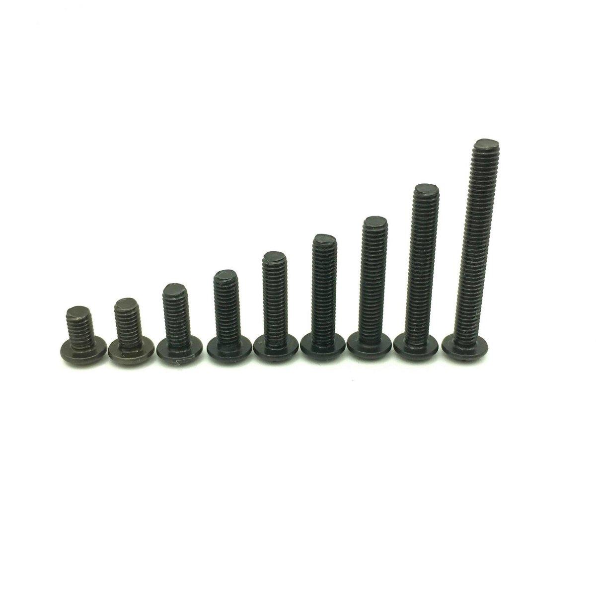 M2.5, Steel Bolt, Hex, Button Head (10pcs) - Choose Size from WREKD Co.