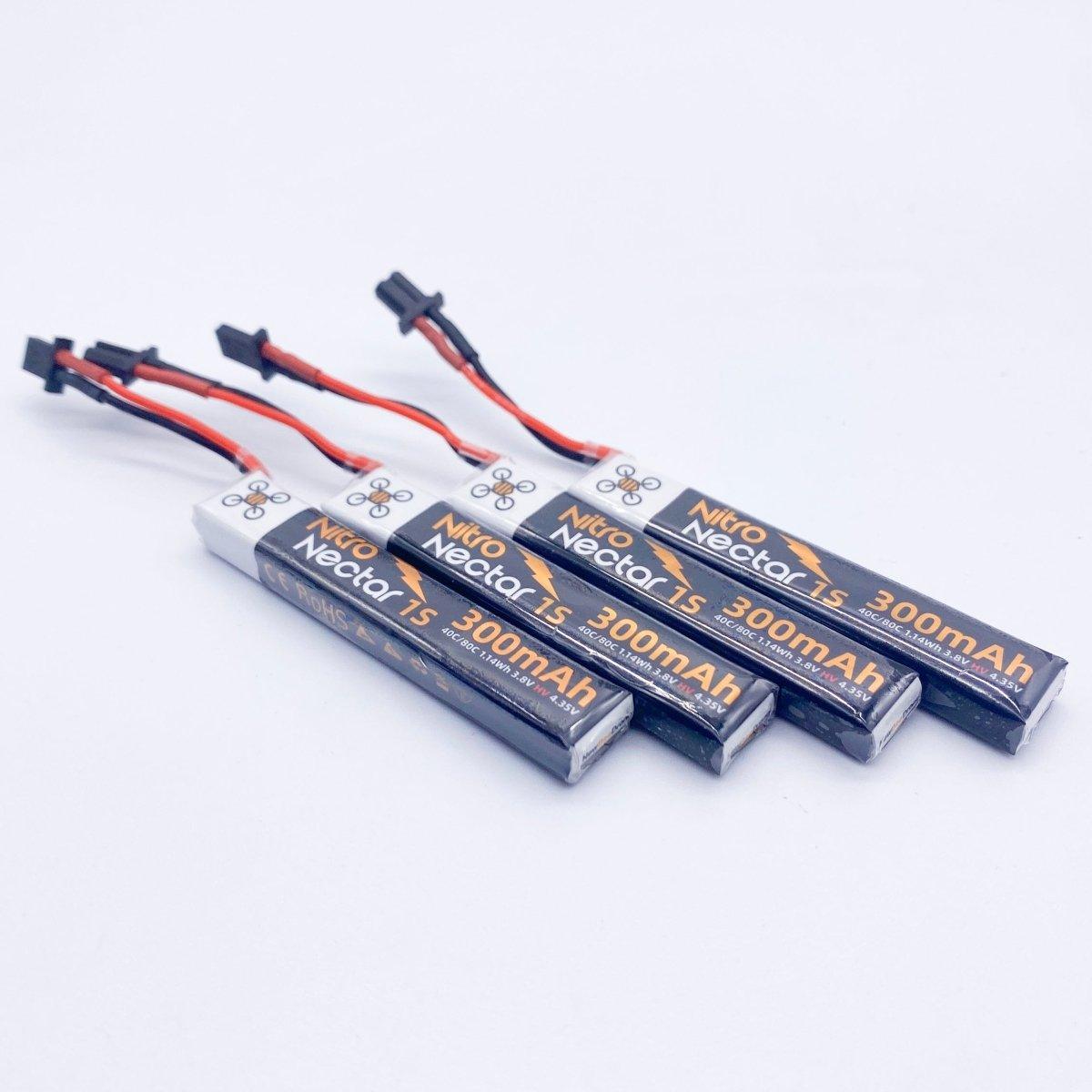 NewBeeDrone Nitro Nectar Gold 300mAh 1S HV LiPo Battery with GNB27 (4 ...