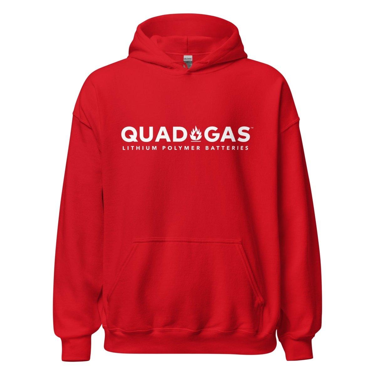 Quad Gas Red Unisex Hoodie from WREKD Co.